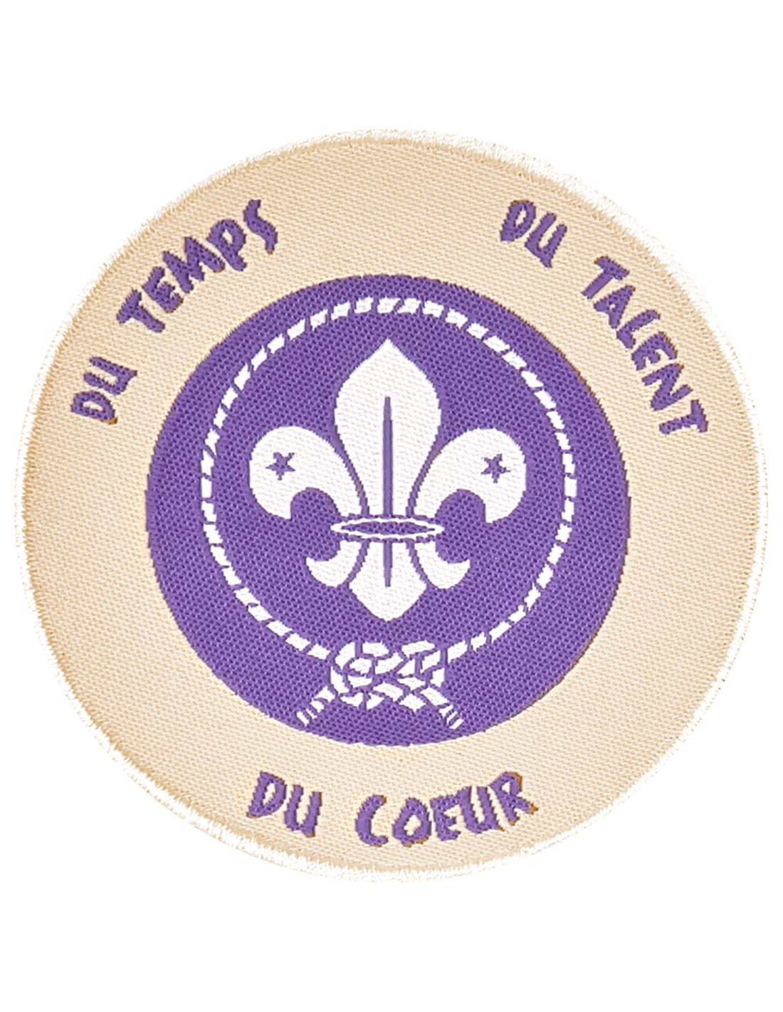 Ecusson Du temps, Du talent, Du cœur 02